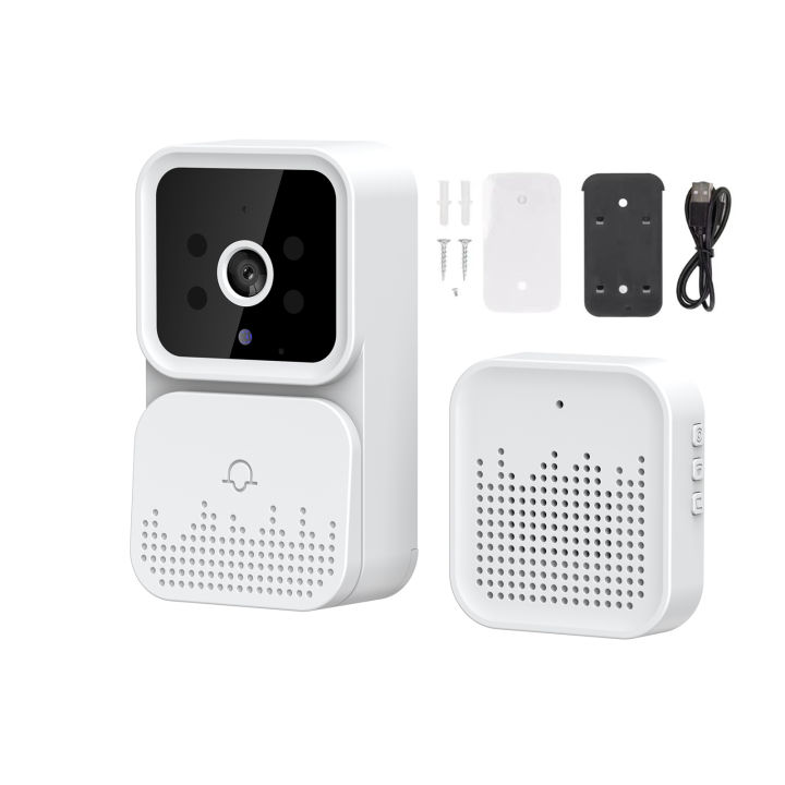Smart Video Doorbell Wireless HD Camera IR Alarm Security Door Bell Wi ...