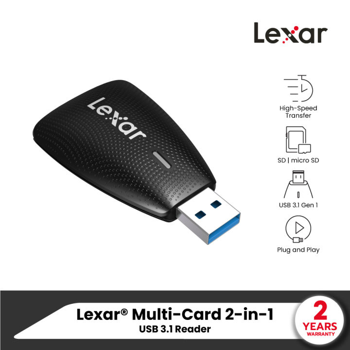Lexar® Multi-Card 2-in-1 USB 3.1 Reader (การ์ดรีดเดอร์) | Lazada.co.th