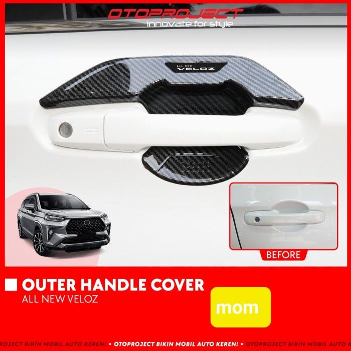 Carbon Outer Handle Mangkok Pintu Otoproject All New Veloz 2021-2022 - Chrome Variasi Mobil ...