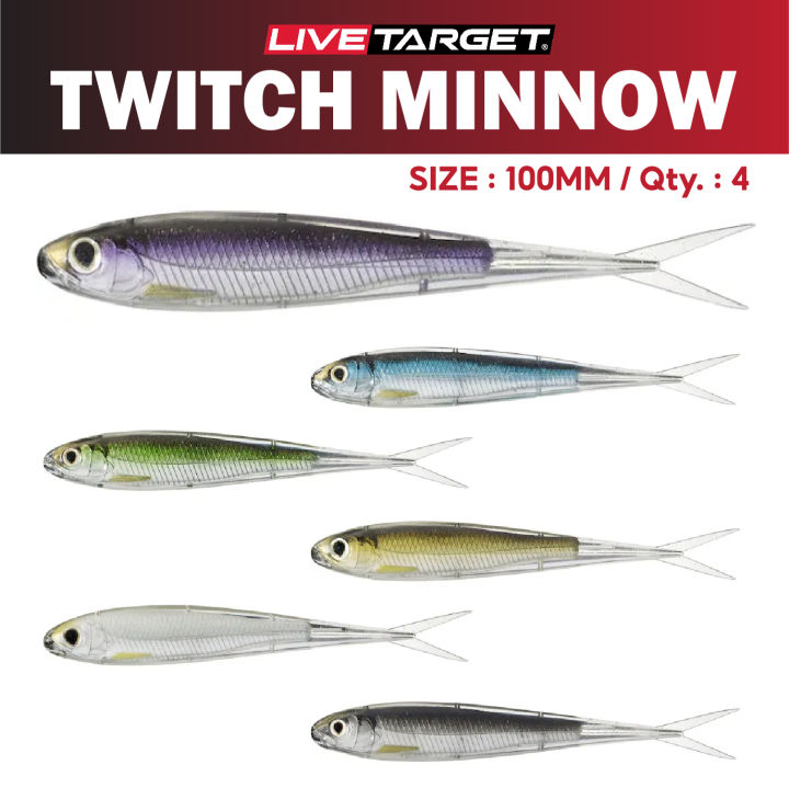 เหยื่อปลอม LIVE TARGET TWITCH MINNOW | Lazada.co.th
