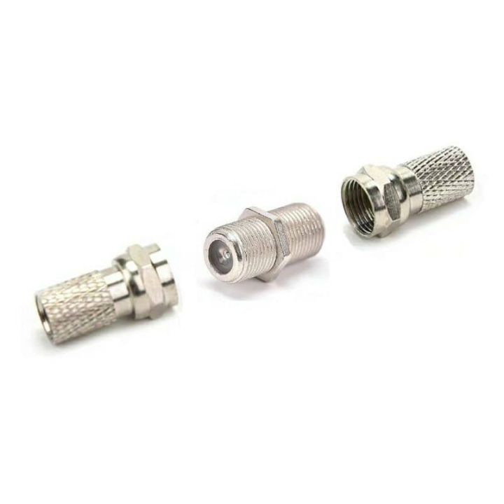 F-Type Connector Rg6 And Connector join to F-Type Cable Rg6 Satellite ...