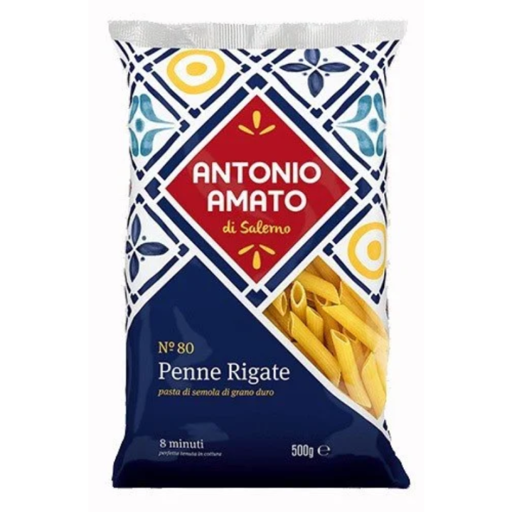 แอนโทนิโอ อามาโต้ เส้นพาสต้า เพนเน่ ริกาเต้ 500 กรัม - Penne Rigate ...