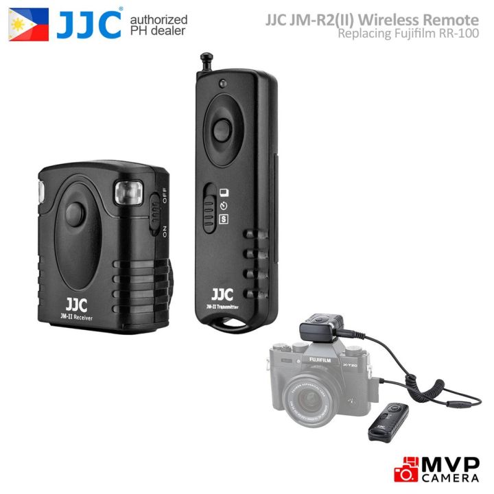 ☃JJC JM-R2 (II) Wireless Remote Control Trigger Shutter Release For FUJI Replacing RR-100 MVP ...