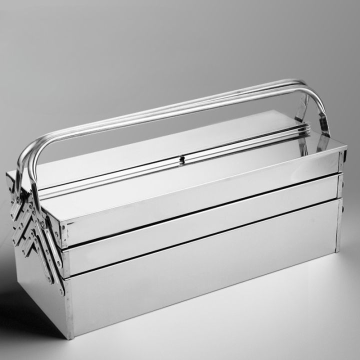 2 layer/3 layer Tools box stainless steel Heavy-duty storage organizer ...