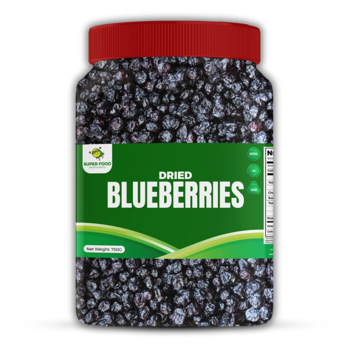 Super Food Dried Blueberries (100g-750g) | Lazada PH