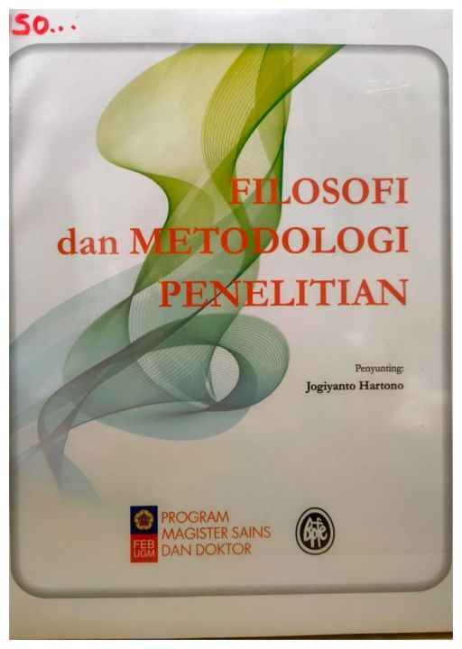 Filosofi dan Metodologi Penelitian - Jogiyanto Hartono - BPFE | Lazada ...