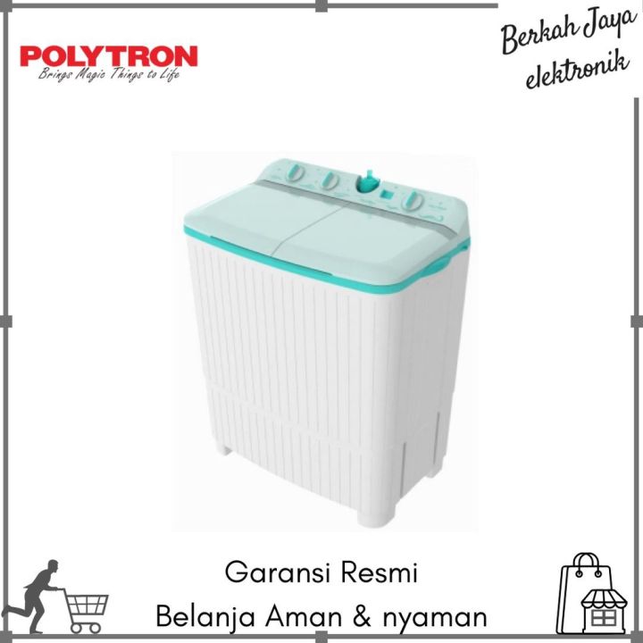 MESIN CUCI POLYTRON PWM 7076 7KG 2 TABUNG | Lazada Indonesia