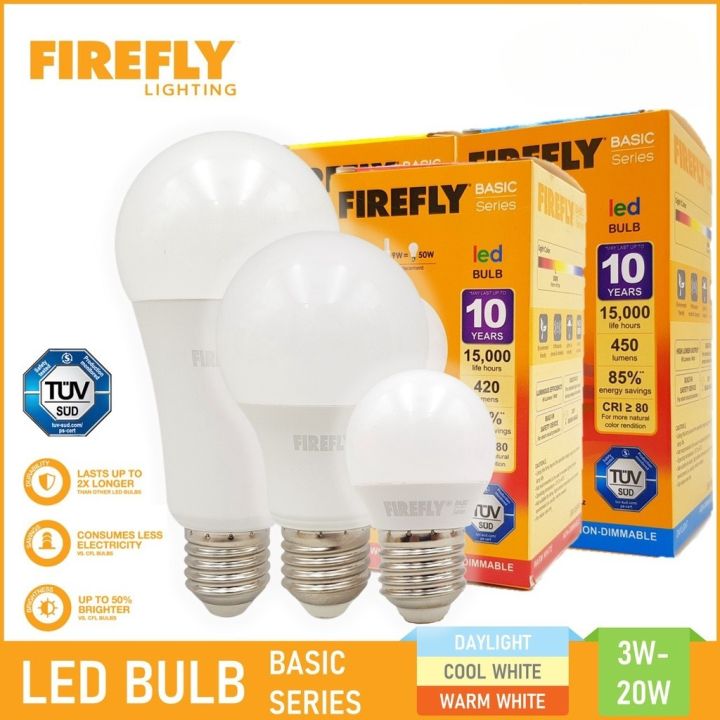 FIREFLY LED BULB - 100 energy saving (3watts up to 25 watts) | Lazada PH