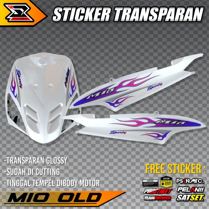 Striping Mio Sporty - Sticker Yamaha Mio Smile Sudah Cutting Stiker ...