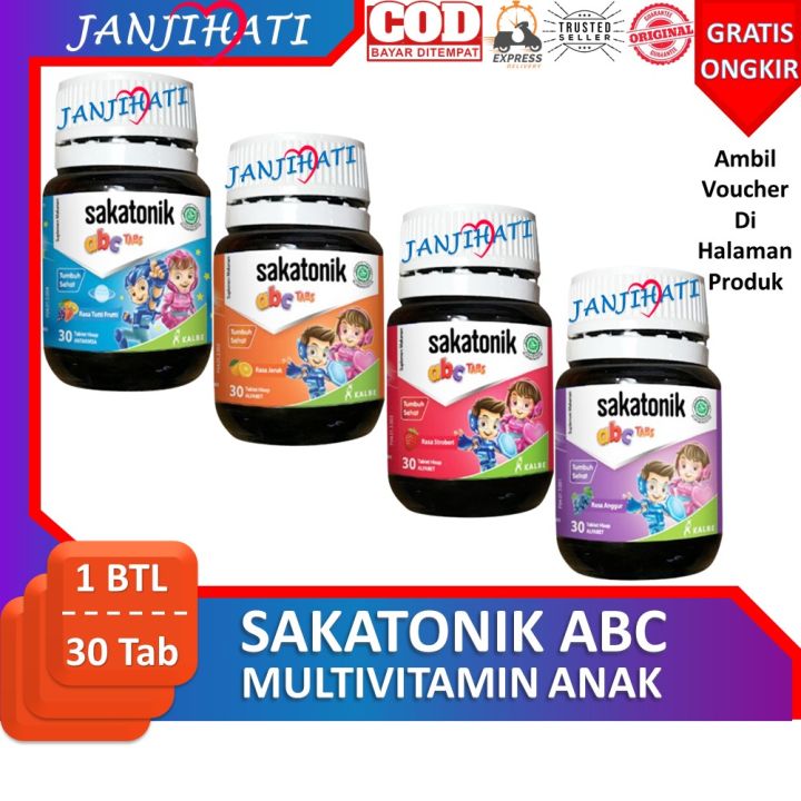 Sakatonik ABC Multivitamin Anak 30 Tablet | Lazada Indonesia