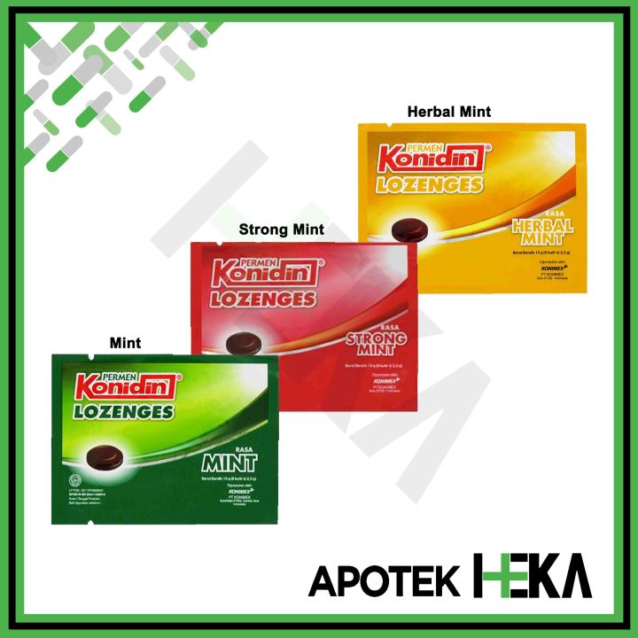 Konidin Lozenges isi 6 - Permen Batuk Sakit Tenggorokan | Lazada Indonesia