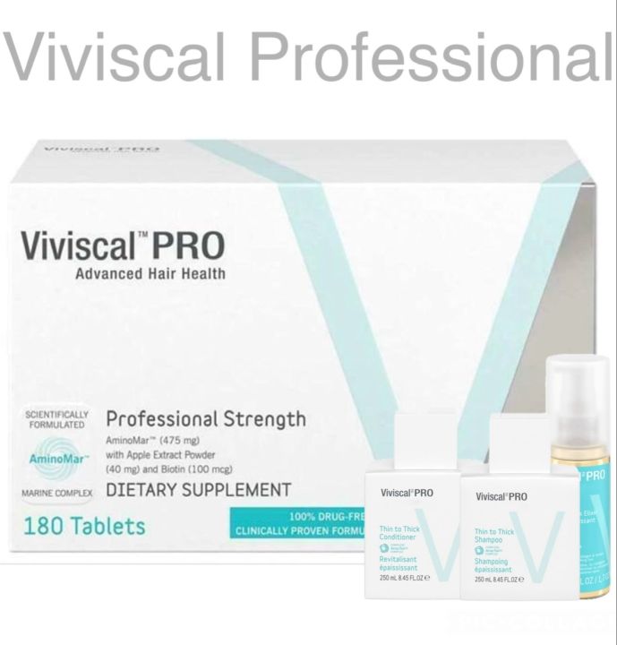 ⚡Authentic⚡ Viviscal PRO Hair Growth Supplement 180ct 2027 | Lazada Singapore