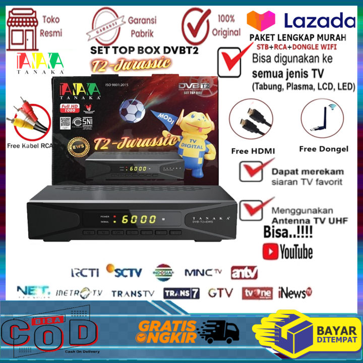 SET TOB BOX STB Digital DVB T2 Tanaka Jurassic STB Digital DVB T2 ...
