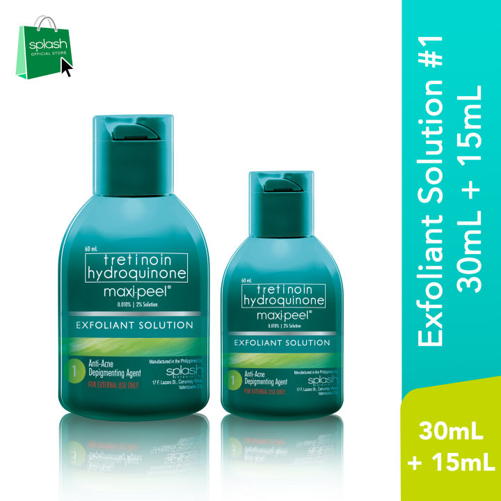 Maxi-Peel Exfoliant Solution No. 1 Anti-Acne Scar Remover Pimple ...