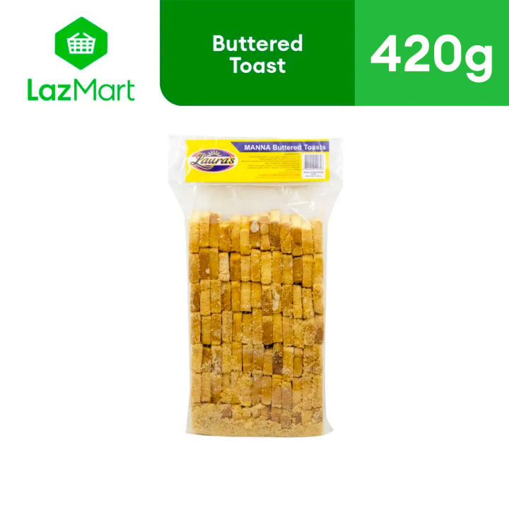 Laura's Manna Buttered Toast 420g | Lazada PH
