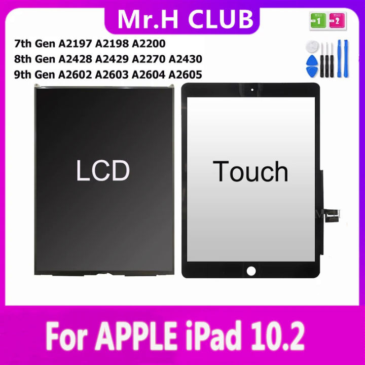 10.2" LCD For Pad Pro 10.2 2019 7th Gen A2197 A2200 8th 2020 A2270 ...