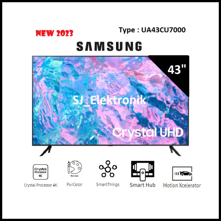 LED TV Samsung 43CU7000 - 43 Inch UA43CU7000 Smart TV Crystal UHD 4K ...