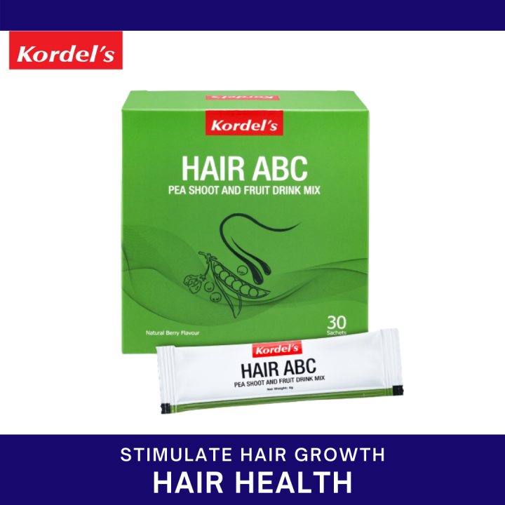 (Exp 2/27) Kordel's Hair ABC Anti-Hair-Loss Powder 30 sachets (Natural ...
