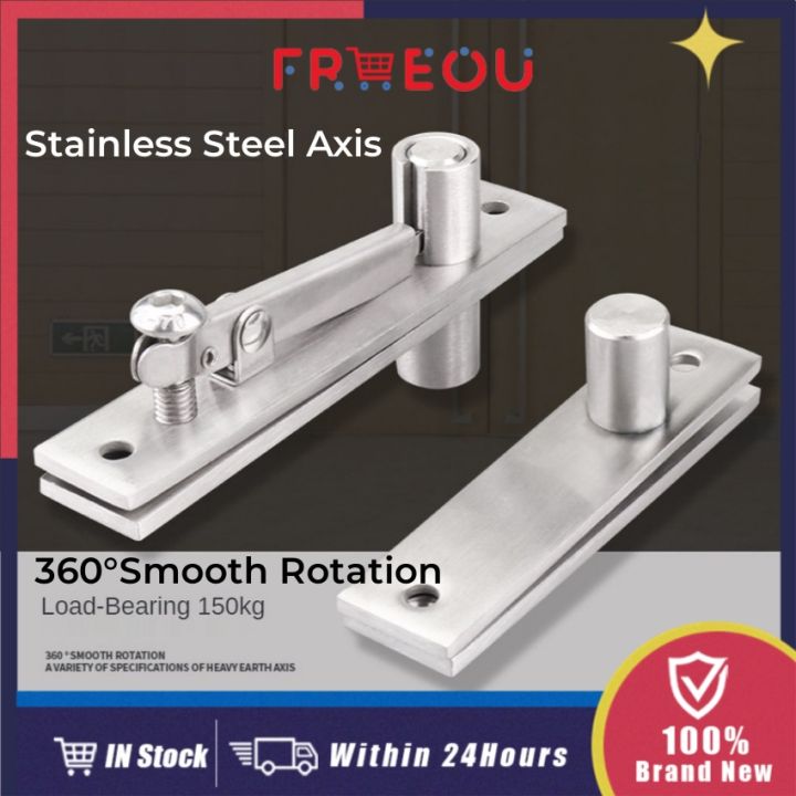 Door Pivot Hinge Heavy Duty Hinges 360 Degree Shaft Stainless Steel ...