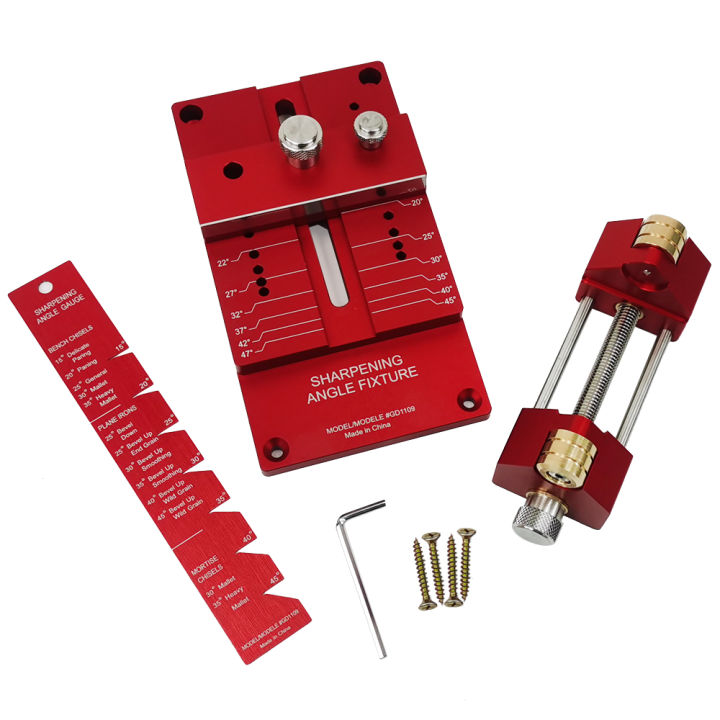 Mohoo ระบบลับคมอุปกรณ์ตะไปที่ยึดมุมอยู่กับที่สิ่วสำหรับงานไม้ | Lazada.co.th