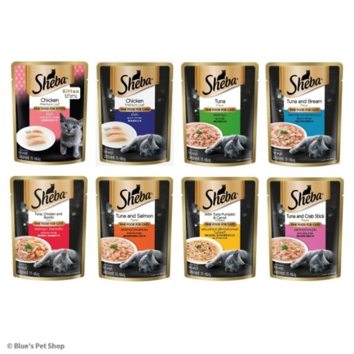 Sheba - Wet Cat Food - Adult / Kitten (70g Pouch) | Lazada PH