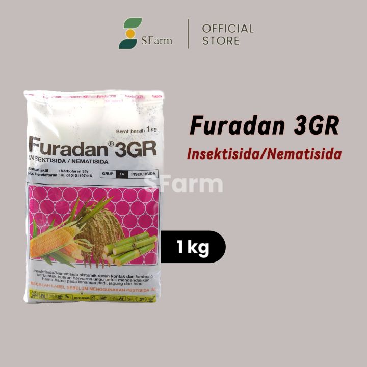 FURADAN 3GR Insektisida Nematisida Obat Pengendali Hama Pada Tanaman ...