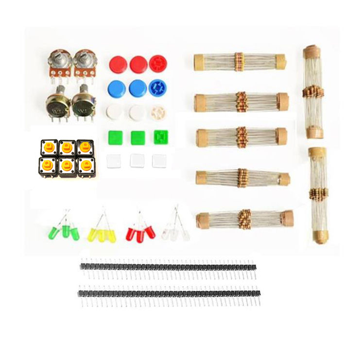 Arduino Component Set Led Resistor Potentiometer Cap Lazada