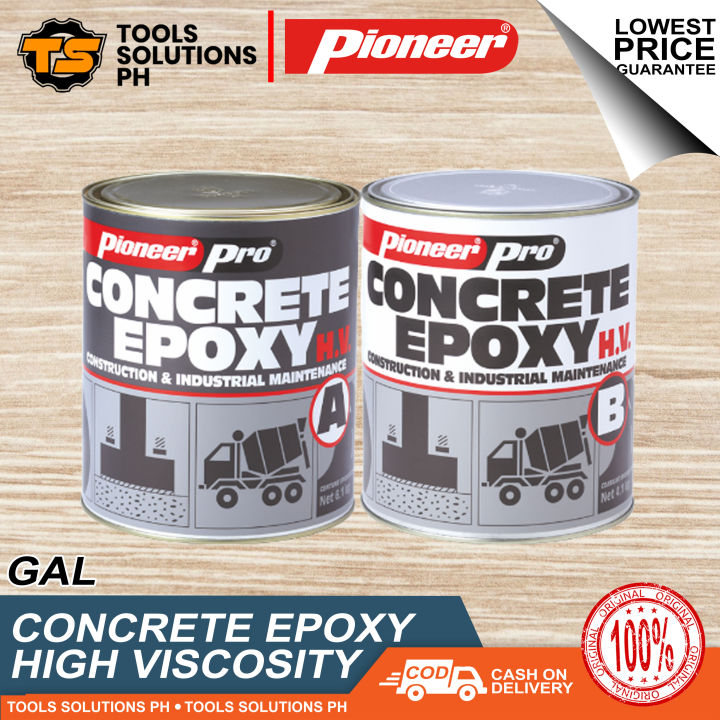 Pioneer Pro Concrete Epoxy High Viscosity Gallon Set | Lazada PH