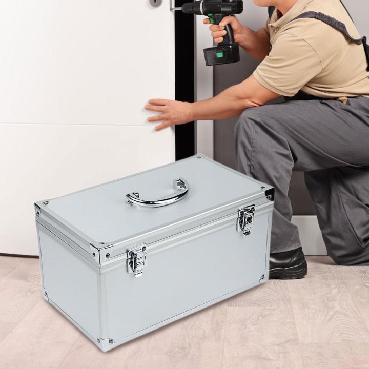 Baoblaze Aluminum Alloy Tool Box Multipurpose Metal Suitcase Premium ...