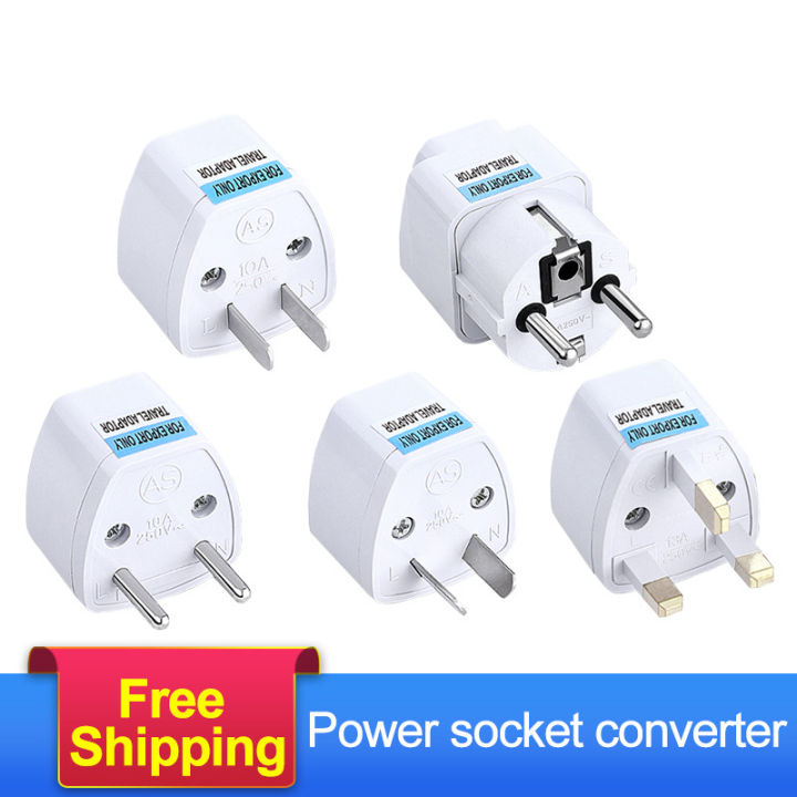 1PCS Universal US UK AU To EU Plug USA To Euro Europe Travel Wall AC Power Charger Outlet ...