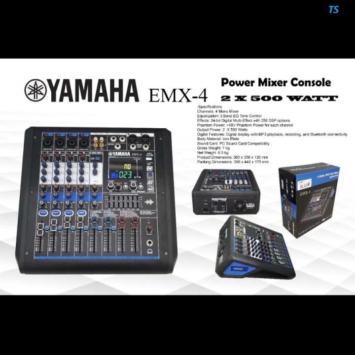 POWER MIXER EMX4 EMX 4 4CH 2X500 WATT | Lazada Indonesia