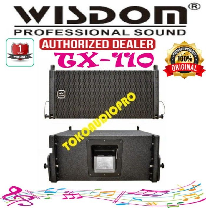 Wisdom TX110 Speaker Line Array Pasif Original | Lazada Indonesia