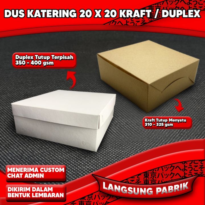 DUS BOX NASI DUPLEX - DUS BOX CATERING - DUS BOX ACARA UK 20 X 20 ...