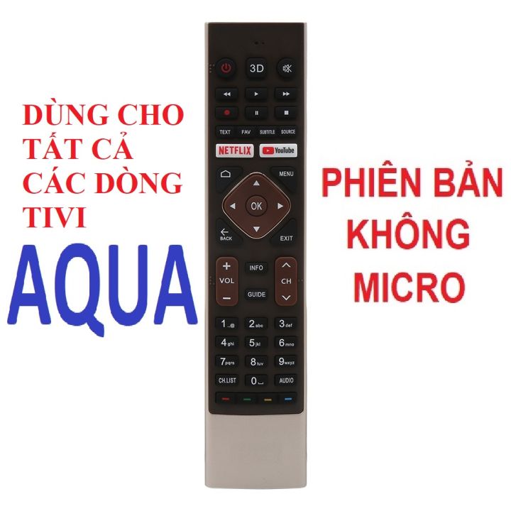 Remote điều khiển tivi AQUA ĐA NĂNG cho tất cả các dòng tv AQUA (Phiên ...