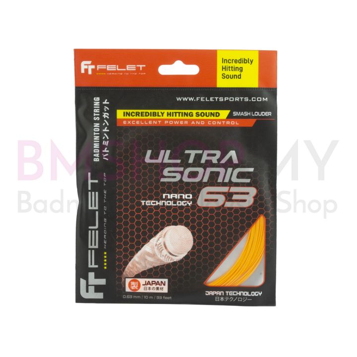 FELET Badminton String Ultra Sonic 63 | Lazada