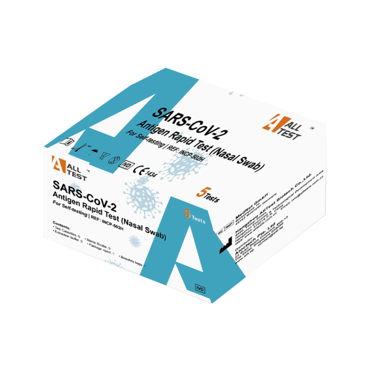 [Exp: Feb 2027] Alltest COVID-19 ART Antigen Rapid Test Kit (5 tests ...