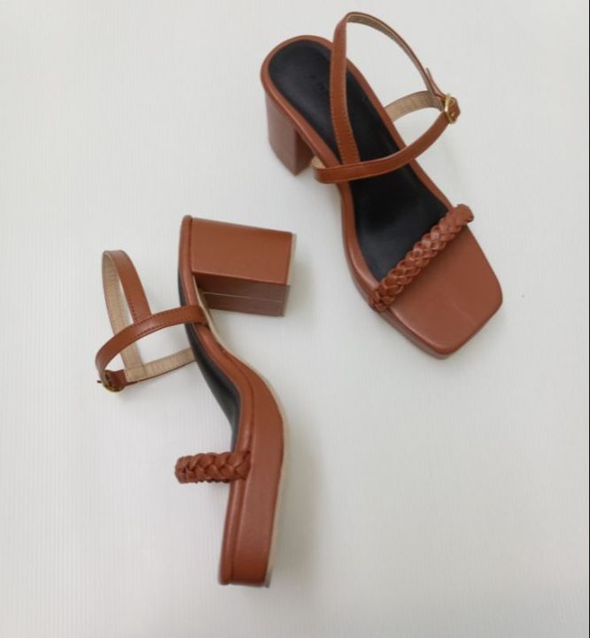 Annel Wesley in Tan - 3 inches Platform Heels | Lazada PH