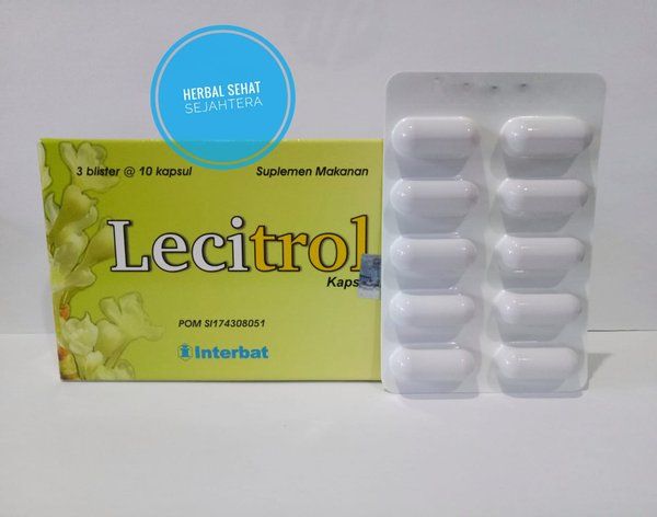 PER BOX Lecitrol Isi 30 kapsul INTERBAT ORIGINAL Obat Untuk Kesehatan ...