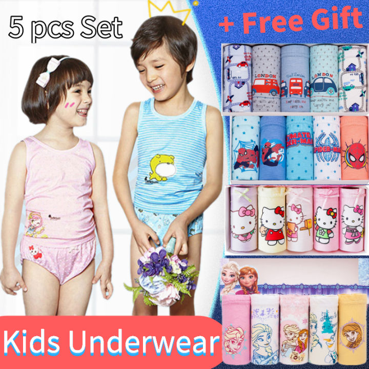 5pcs Boys underwear set /Disney cartoon collection | Lazada Singapore