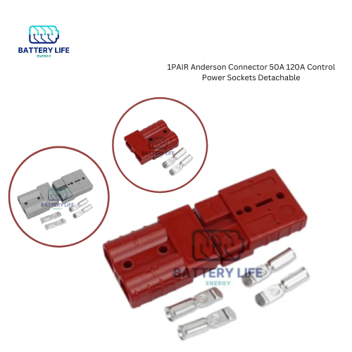 1PAIR Anderson Connector 50A 120A Control Power Sockets Detachable ...