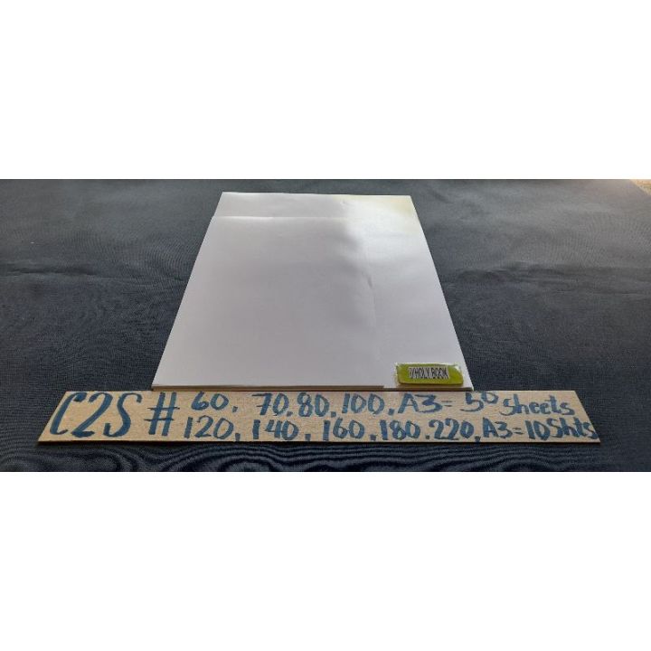 50 pcs/10 pcs A3 size C2S (Coated side-to-side) Magazine Paper | Lazada PH