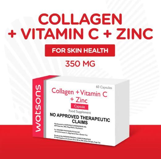 Watsons Collagen + Vitamin C + Zinc Capsule | Lazada PH