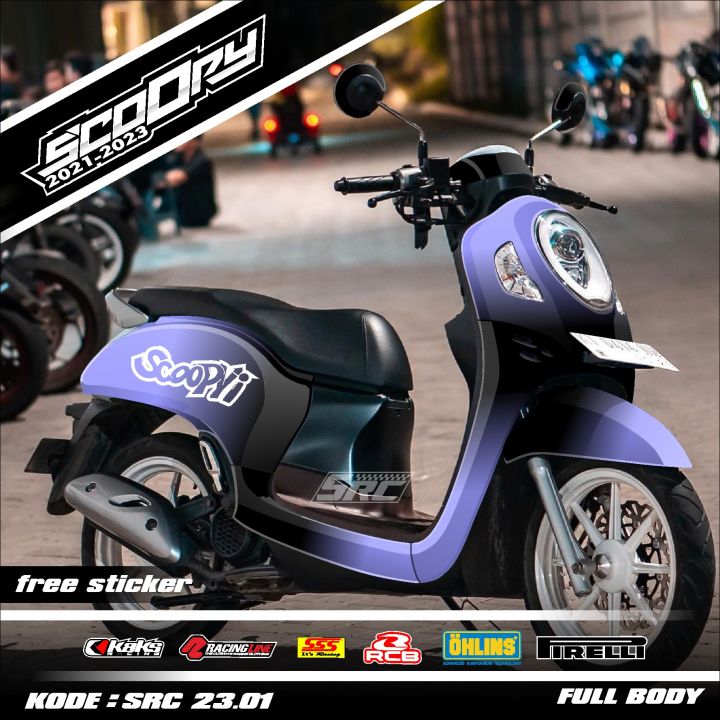 TERBARU Decal Scoopy New 2021 Full Body Stiker Scoopy New 2021 Led Full ...