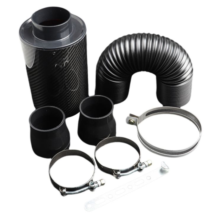 Car Universal Intake Air Box Kit Air Filter Kit Air Intake Modified Kit ...