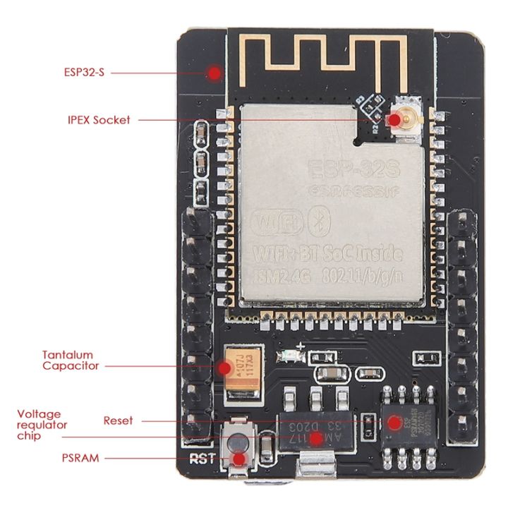 Keumk Esp32 Cam Wifibt Camera Module Development Board Esp32 With Camera Module Ov2640 Ov7670 