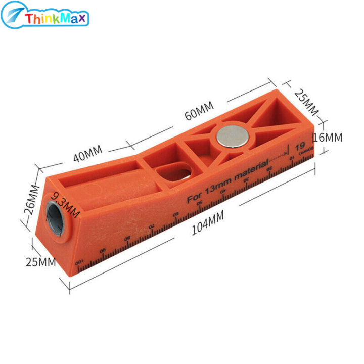 Oblique Hole Locator Woodworking Drill Guide 9.3mm Adjustable Range ...