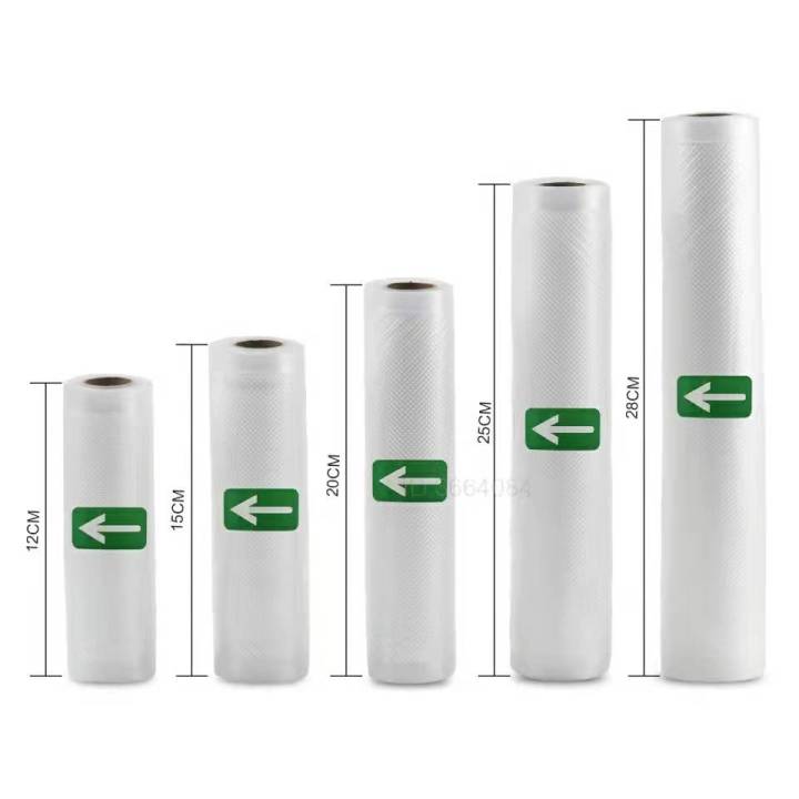 5 Meters/Roll Textured Vacuum Food Grade Vacuum Packaging Fresh Sealer ...