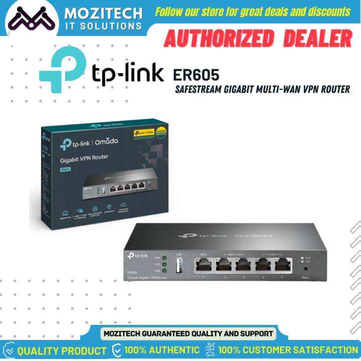 TP-Link ER605 - Omada Gigabit VPN Router Multi-WAN | Lazada PH