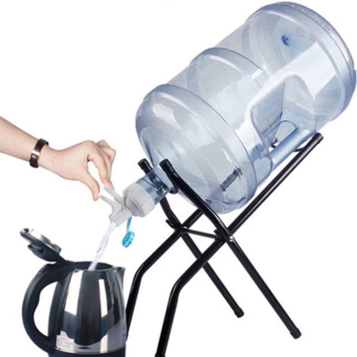 Foldable 5 Liter Water Gallon Faucet Dispenser With Floor Stand Kitchen ...
