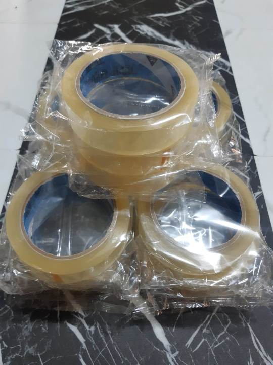 1 inch Clear Tape (100 meters) 12 pcs | Lazada PH